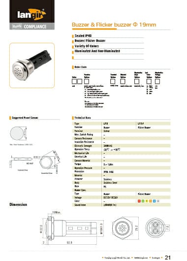 Catalogues | Electric Switches - Langir Electric