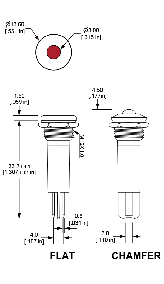 Anti-vandal pilot indicator | Tamper Resistance - Langir Electric